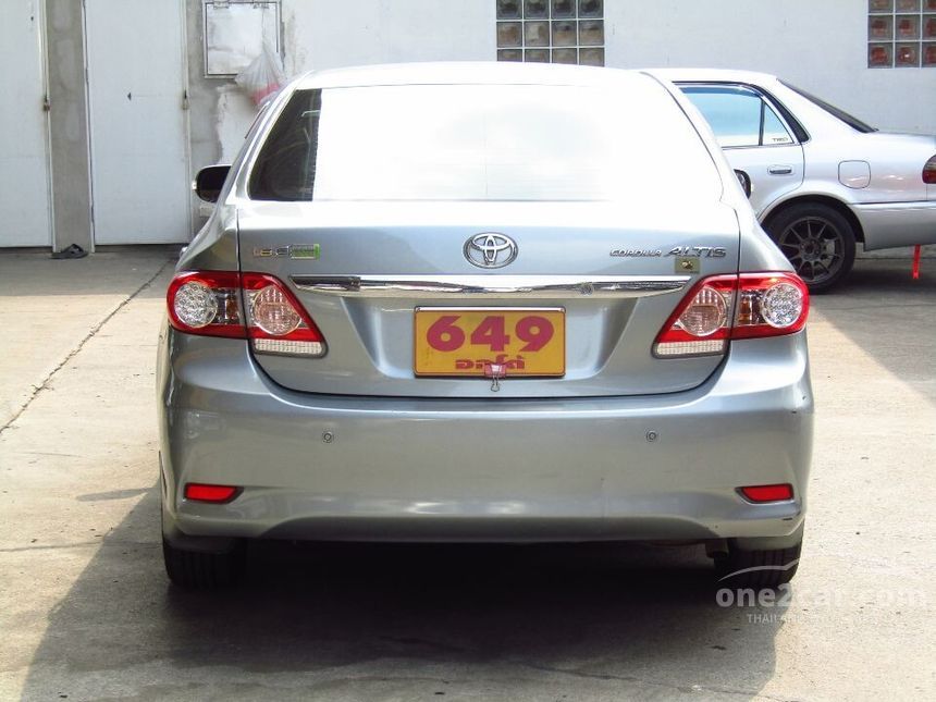 Toyota Corolla Altis 2013 G 1.6 in กรุงเทพและปริมณฑล Automatic Sedan สี ...