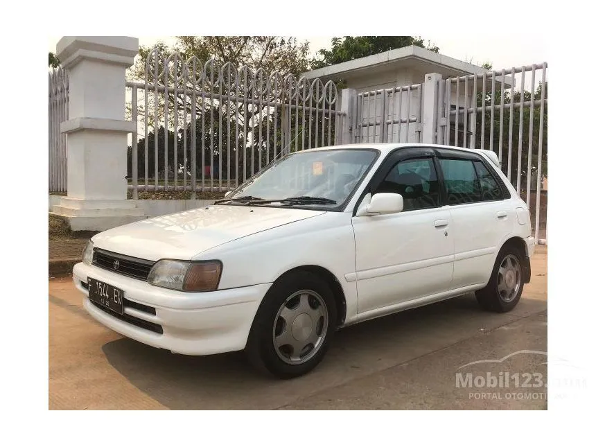 Jual Mobil Toyota Starlet 1991 1.3 di Jawa Barat Manual Hatchback Putih ...