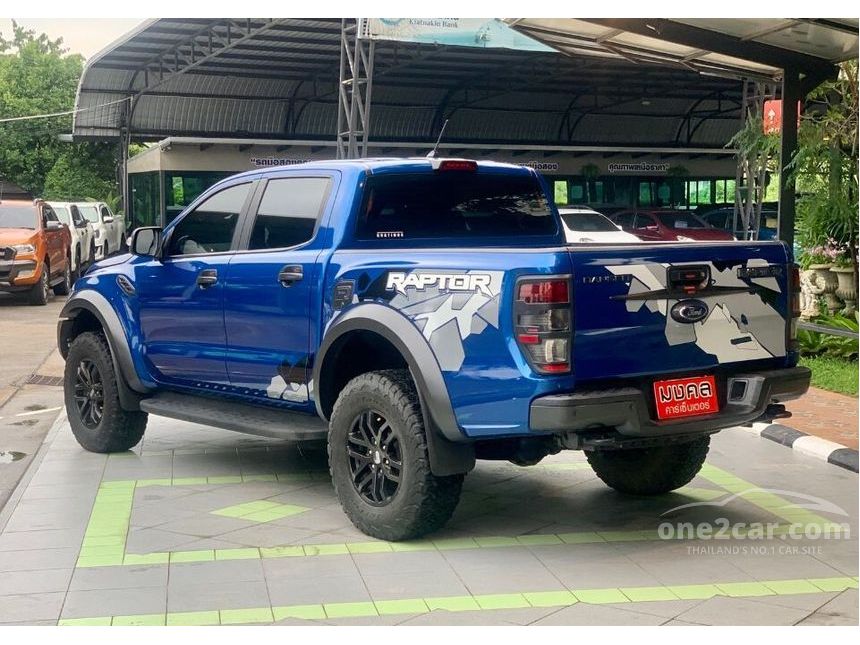 Ford Ranger 2018 DOUBLE CAB (ปี 15-18) Raptor 2.0 เกียร์อัตโนมัติ สีน้ำ ...