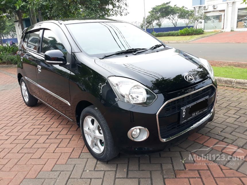 Jual Mobil Daihatsu Ayla 2016 X 1.0 di Banten Manual Hatchback Hitam Rp ...