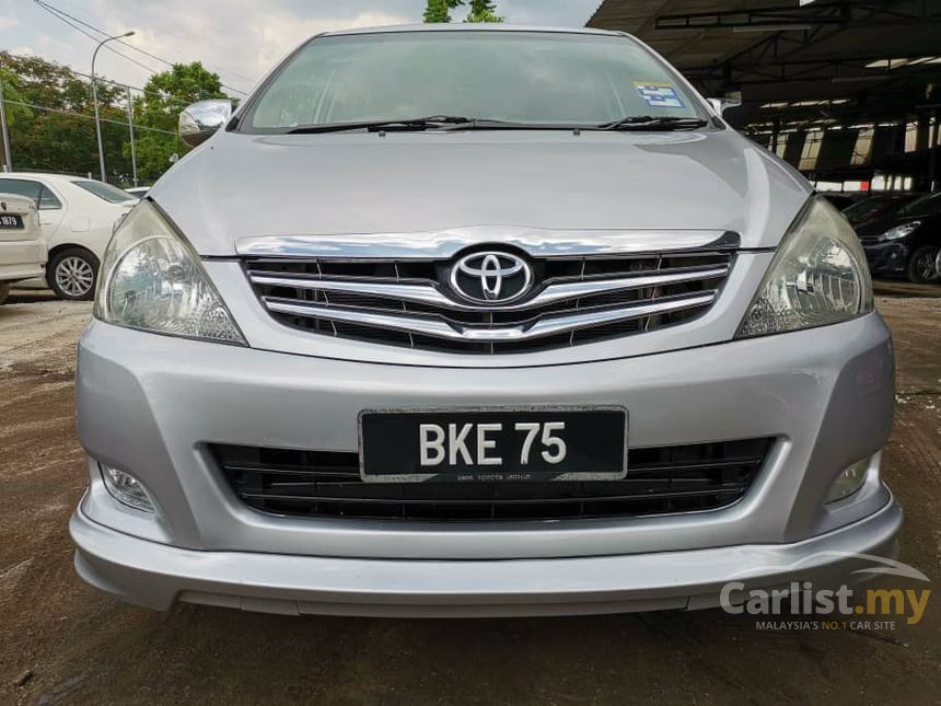 Toyota Innova 2011 G 2.0 in Selangor Automatic MPV Silver for RM 36,800 ...