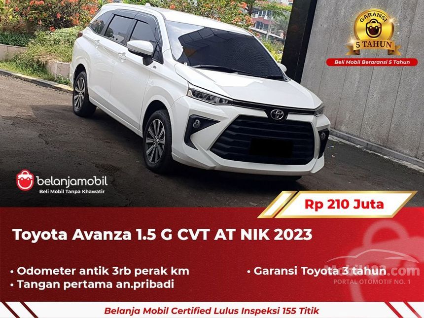 Jual Mobil Toyota Avanza 2023 G TSS 1.5 di DKI Jakarta Automatic MPV ...