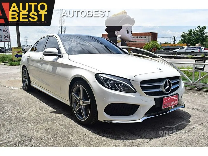 2018 Mercedes-Benz C300 2.1 W205 (ปี 14-19) Blue TEC HYBRID AMG Dynamic ...