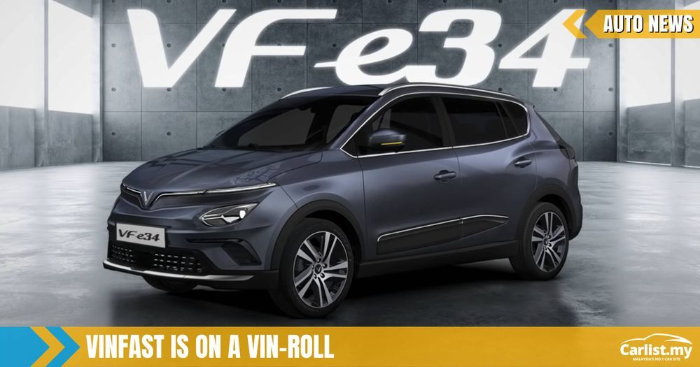 VinFast Launches The VF e34, Vietnam’s First EV - RM124k - Auto News ...
