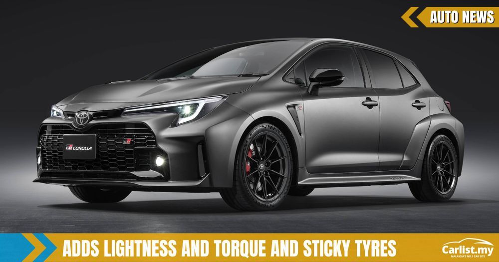 2023 Toyota GR Corolla Gets Hardcore 2-Seat, 304PS/400Nm Morizo Edition ...