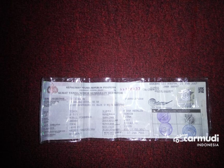 Jual Mobil Timor S 515 1998 1.6 di Indonesia (Lainnya) Manual Sedan ...