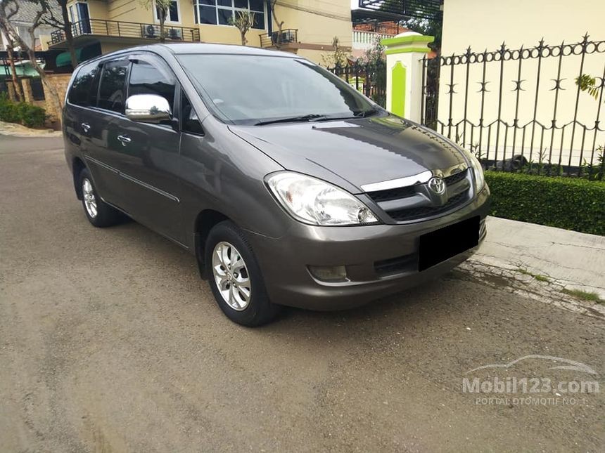 Jual Mobil Toyota Kijang Innova 2008 V 2.0 di Banten Automatic MPV Abu ...