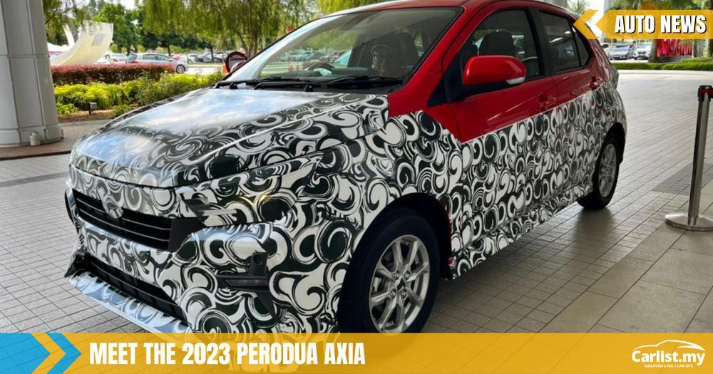 First Look! All-new 2023 Perodua Axia breaks cover - estimated from ...