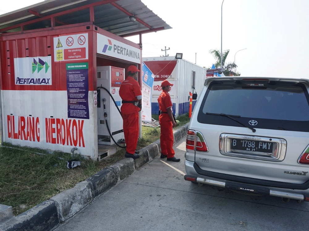 Pertamina Suplai 417 Ribu Liter BBM ke 62 Titik Layanan Tambahan Mudik ...