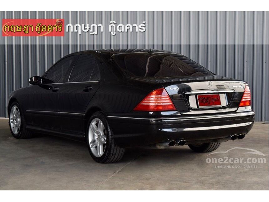 Mercedes-Benz S55 AMG 2006 W220 (ปี 99-05) 5.4 เกียร์อัตโนมัติ สีดำ ...