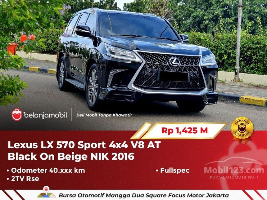Jual Mobil Lexus LX 570 2016 Sport 5.7 di DKI Jakarta Automatic SUV ...