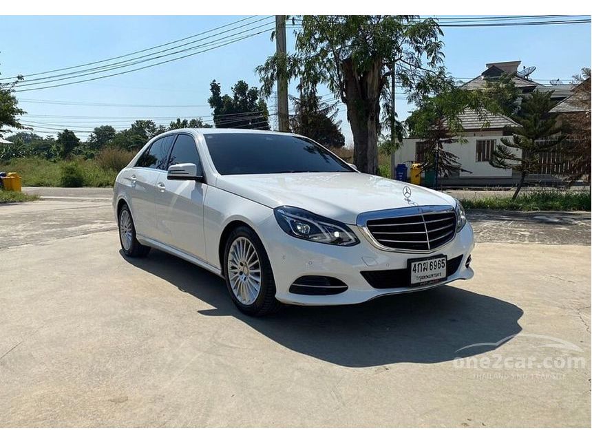 Mercedes-Benz E300 2015 W212 (ปี 10-16) Executive Blue TEC HYBRID 2.1 เกียร์อัตโนมัติ สีขาว ...