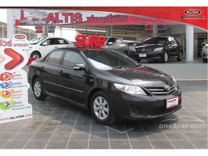 Toyota Corolla Altis 2013 G 1.6 in กรุงเทพและปริมณฑล Automatic Sedan สี ...