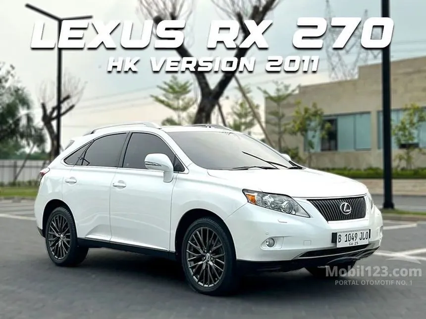 Jual Mobil Lexus RX270 2011 2.7 di Banten Automatic SUV Putih Rp 330. ...