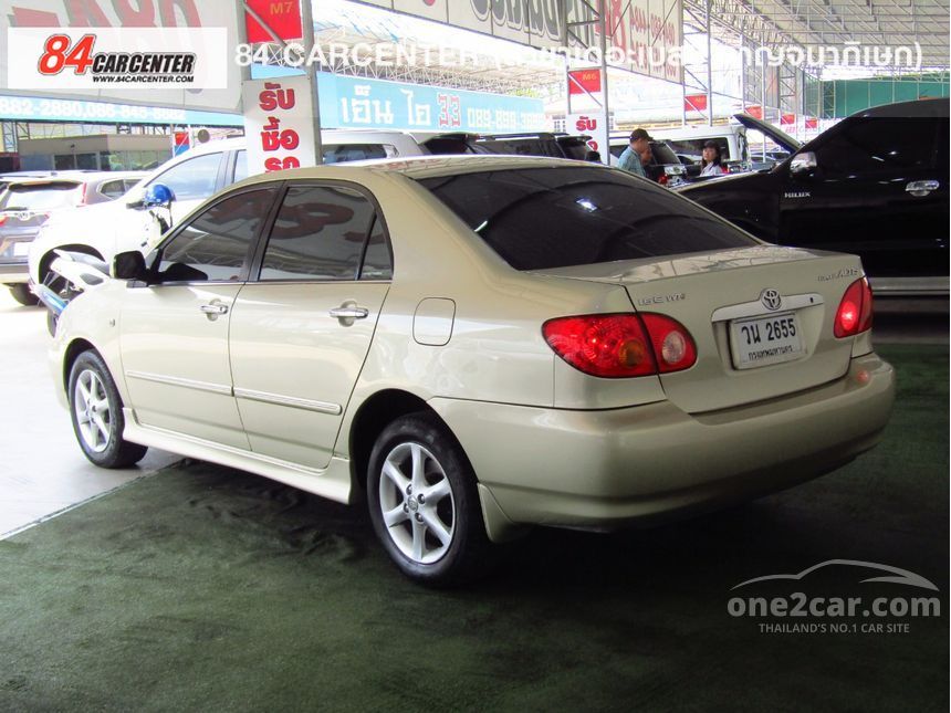 Toyota Corolla Altis 2002 E 1.6 in กรุงเทพและปริมณฑล Automatic Sedan สี ...