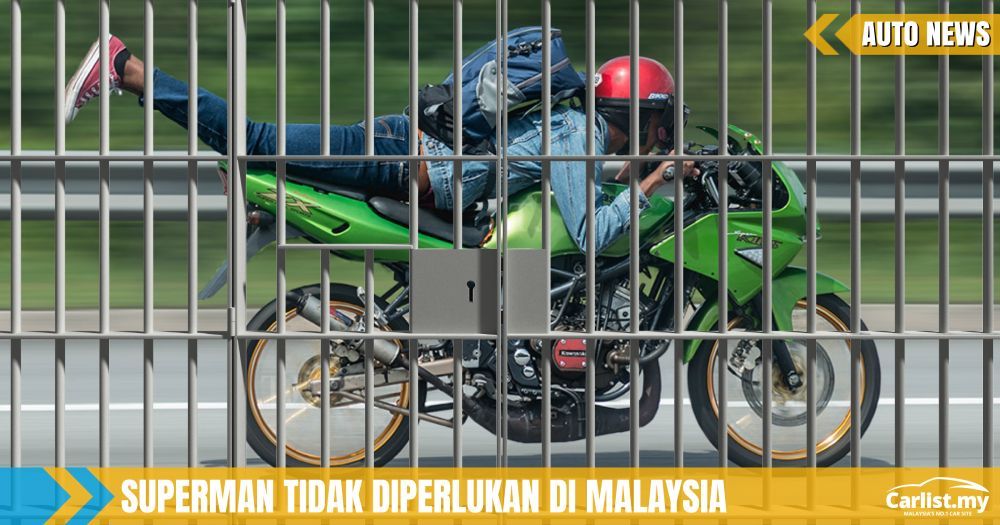 Aksi 'Superman' Atas Motor Boleh Didenda Hingga RM15k, Penjara 5 Tahun ...