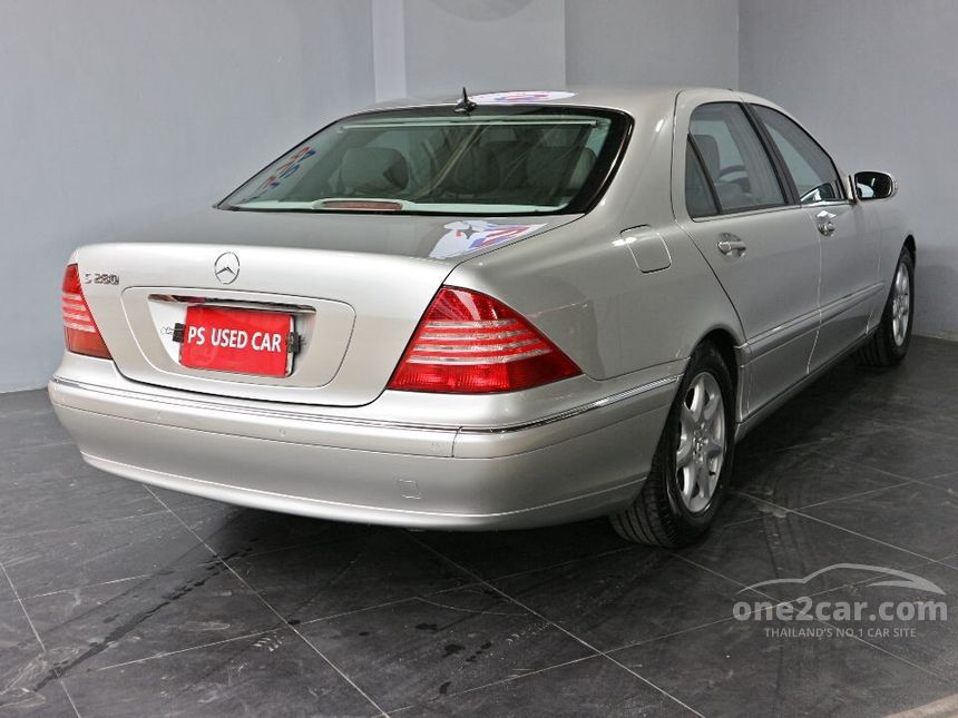 Mercedes-Benz S280 2004 W220 (ปี 99-05) 2.8 เกียร์อัตโนมัติ สีเงิน | One2car.com ศูนย์รวมรถใหม่ ...