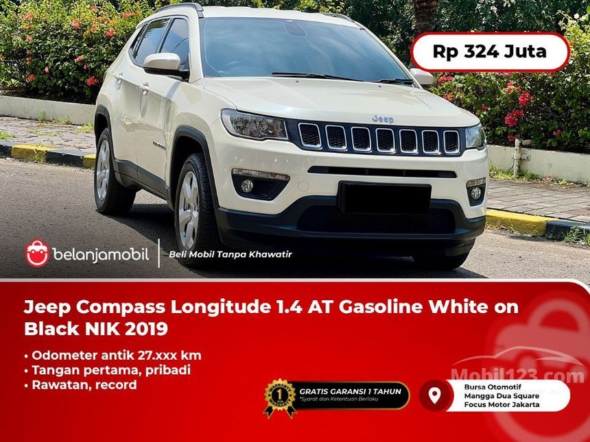 Jual Mobil Jeep Compass 2019 Longitude 1.4 di Jawa Barat Automatic SUV ...