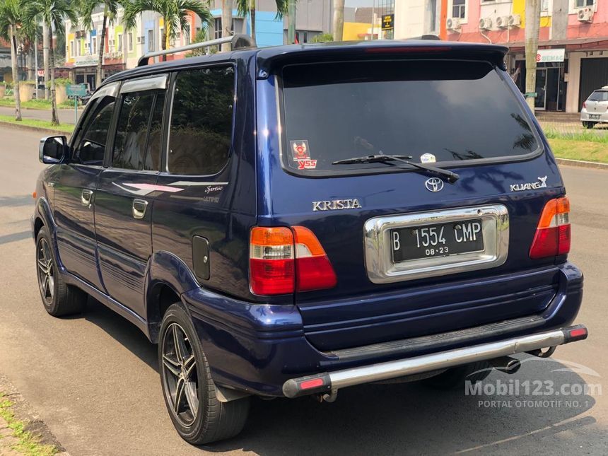 Jual Mobil Toyota Kijang 1997 Krista 2.0 di Banten Manual MPV Biru Rp ...