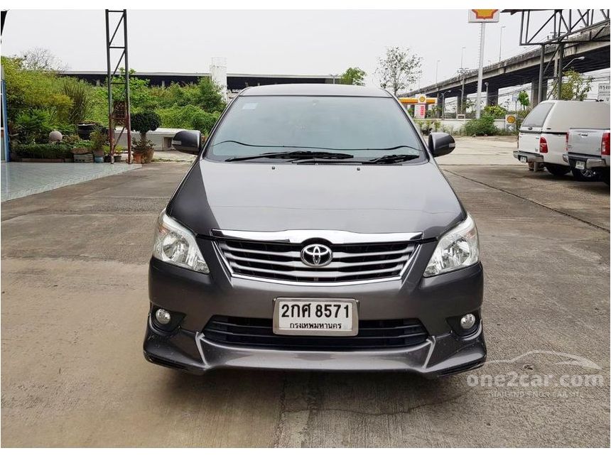 Toyota Innova 2013 V 2.0 in กรุงเทพและปริมณฑล Automatic Wagon สีเทา for ...