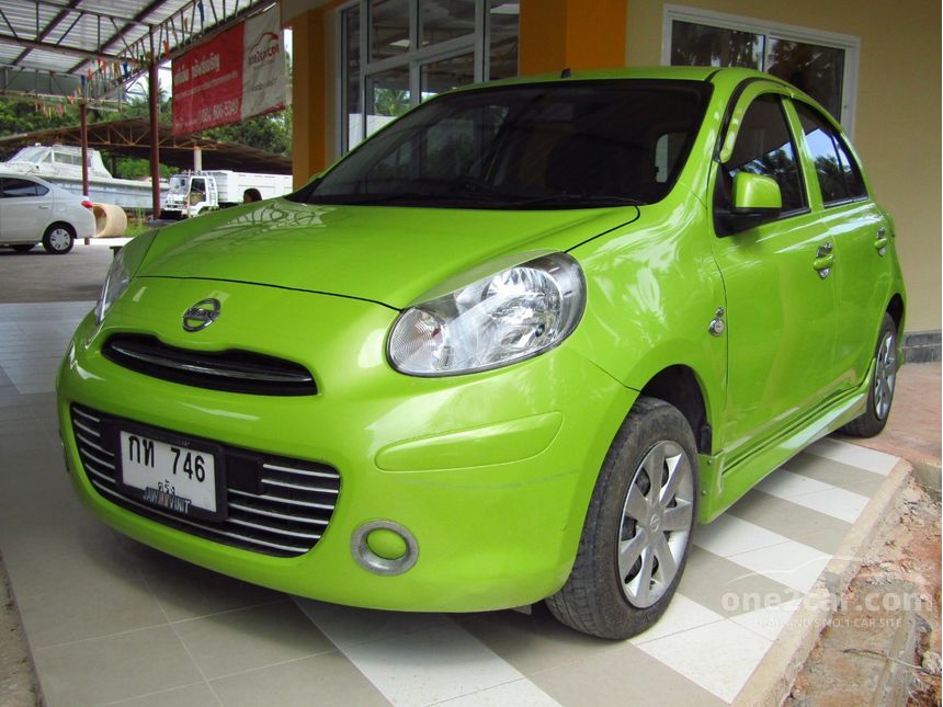 Nissan March 2011 E 1.2 in ภาคใต้ Manual Hatchback สีเขียว for 230,000 ...