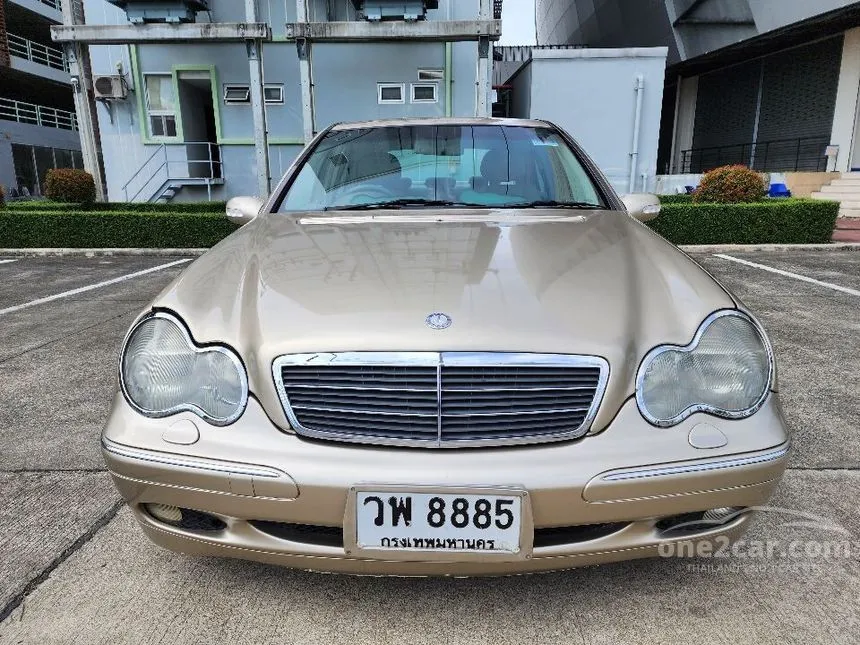 2002 Mercedes-Benz C200 Kompressor 2.0 W203 (ปี 01-07) ELEGANCE Sedan ...