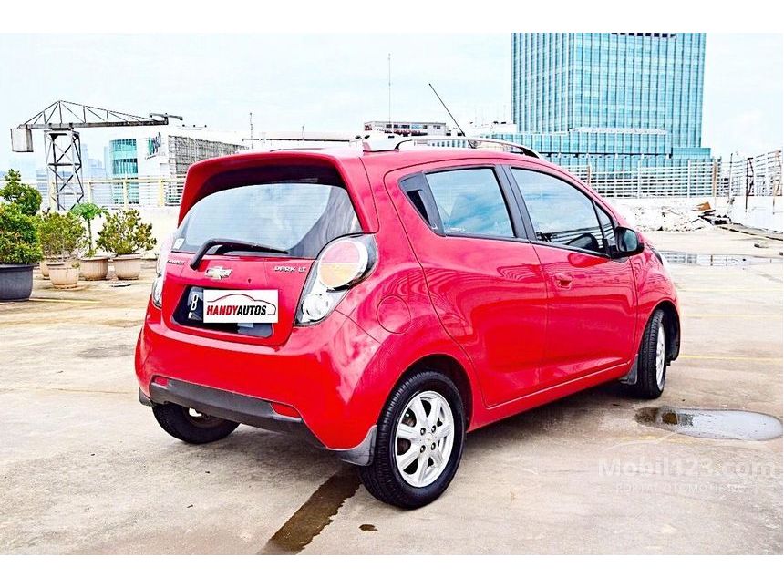 Jual Mobil Chevrolet Spark 2010 LT 1.2 di Banten Manual Hatchback Merah ...