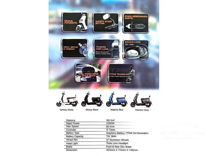 Jual Motor Yadea G6 2023 di DKI Jakarta Automatic Others Lainnya Rp 15. ...